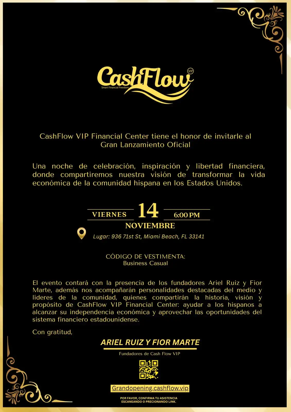 CashFlow VIP Financial Center lanza oficialmente su centro financiero ...
